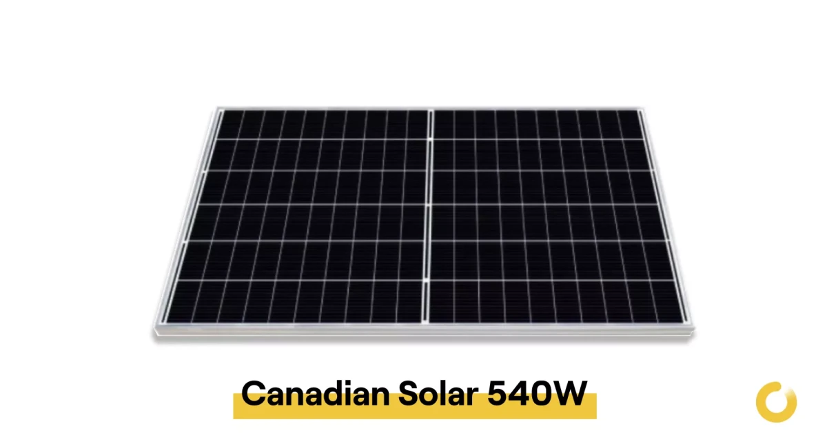 Placas solares Canadian Solar Hiku 6 540W de potencia